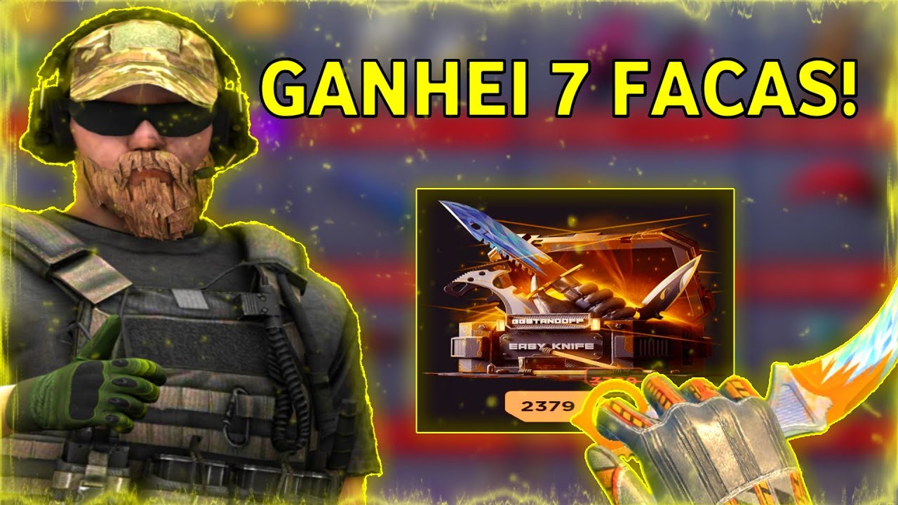 STANDOFF 2 - GANHEI 7 SKINS DE FACA OPEN CASE! Ganhei 7 SKINS de faca ...