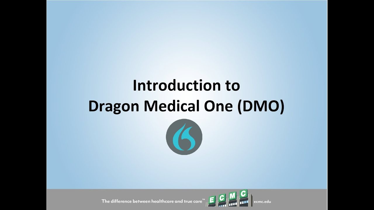 Introduction to Dragon Medical One (DMO) - YouTube