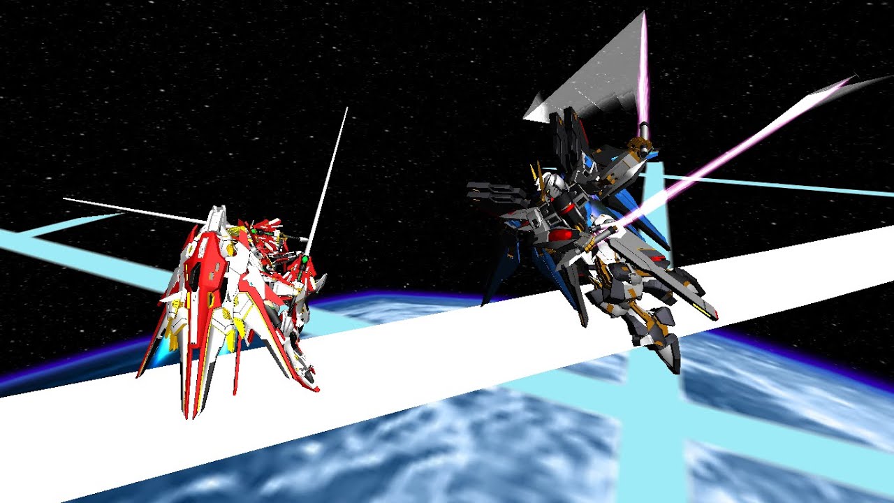 Ultimate Knight Window XP Mod - Crimson Celestia Eve VS Strike Freedom ...