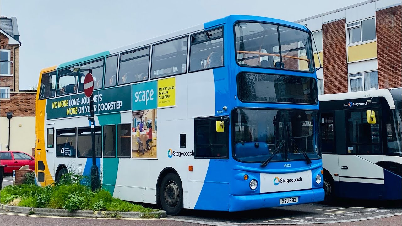 *On Loan* 18522 Stagecoach South Transbus ALX400 Trident On Route 37 To ...