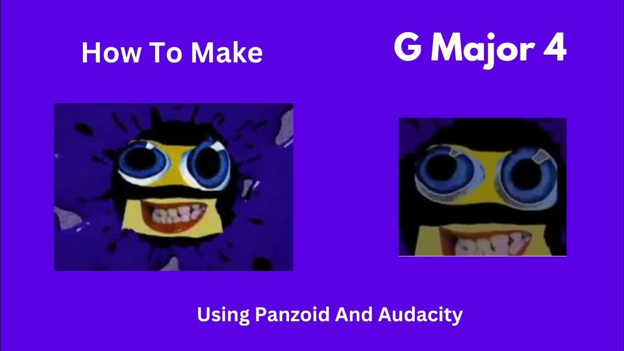 How to make G Major 4 using Panzoid and Wavacity on Web Browser. Read Desc - YouTube