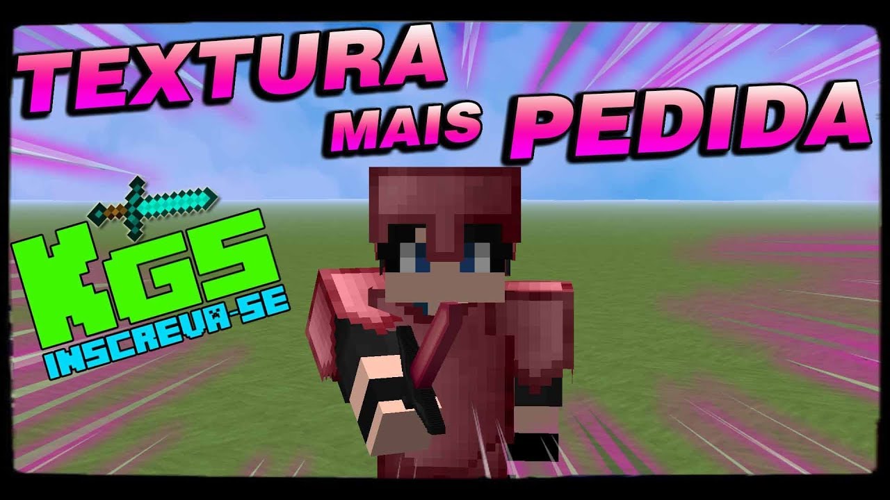 A TEXTURA MAIS PEDIDA POR VOCÊS - MINECRAFT SKYWARS NA REDESKY - YouTube