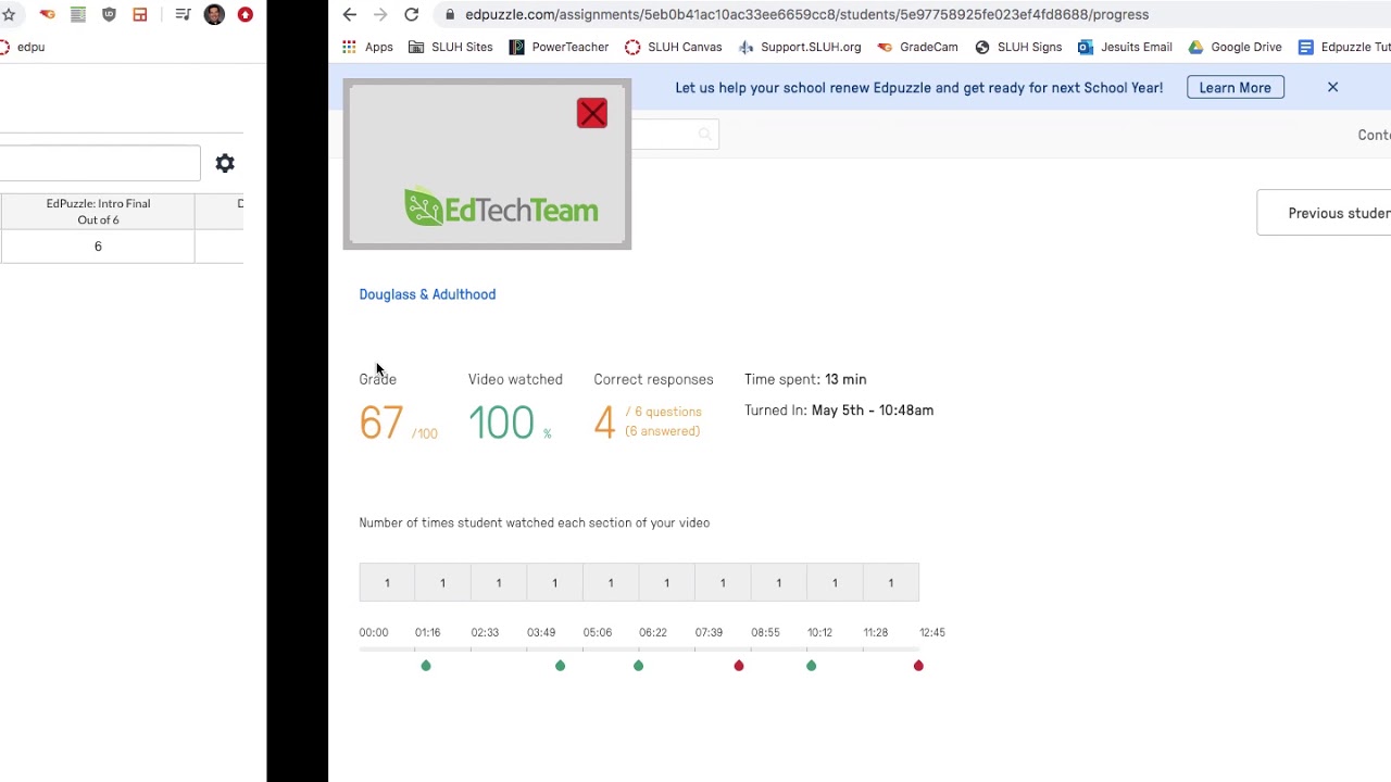 Grading EdPuzzle Assignments - YouTube