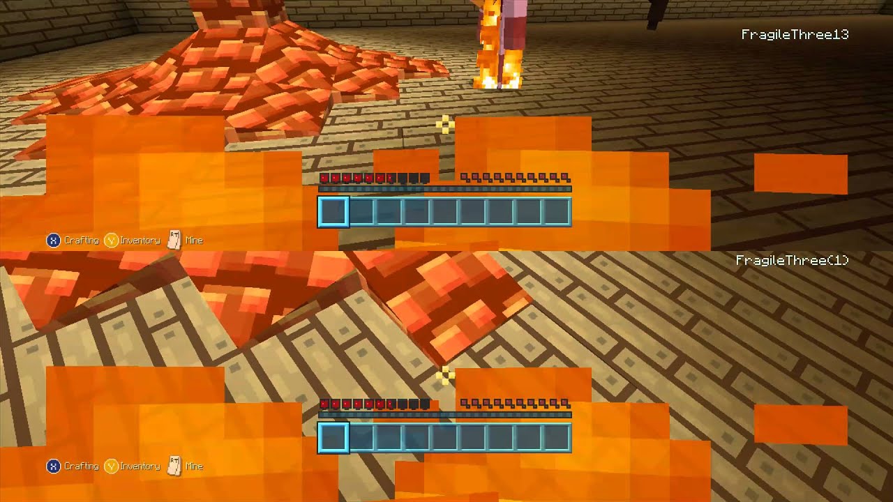 Burning house cool map {Minecraft Xbox 360} - YouTube