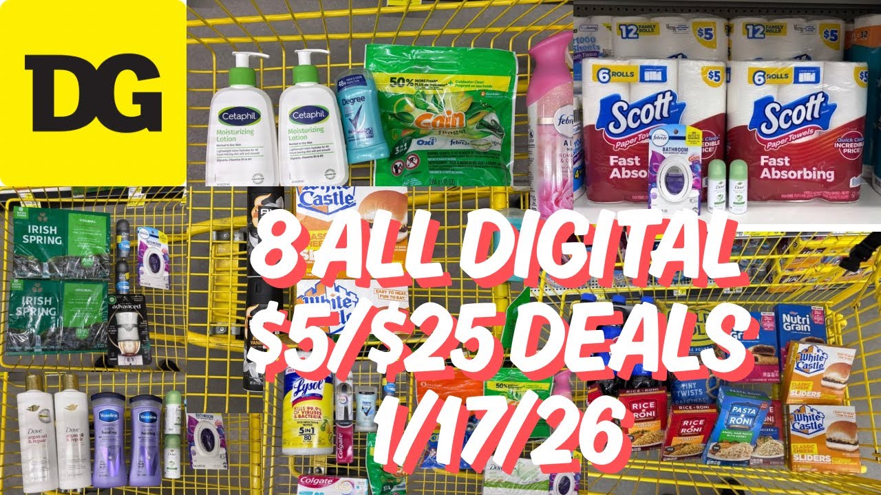 Dollar General $5/$25 Deals - 1/17/26 - As Low As $6.50 - Dollar ...