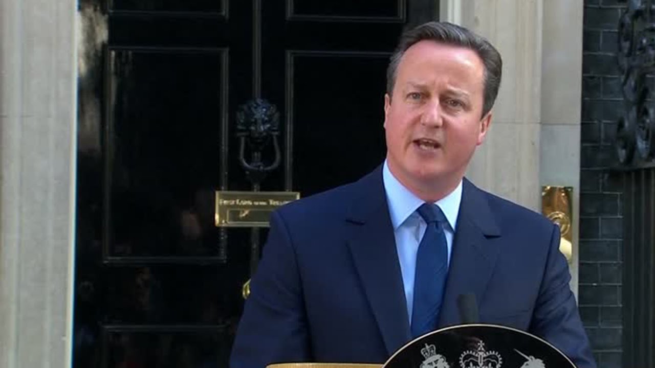 British Prime Minister David Cameron resigns following 'Brexit' vote ...