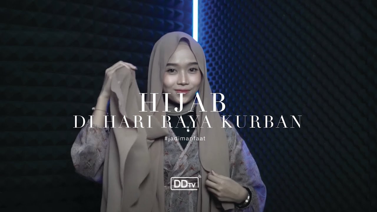 Tutorial Hijab Hari Raya Idul Adha - YouTube