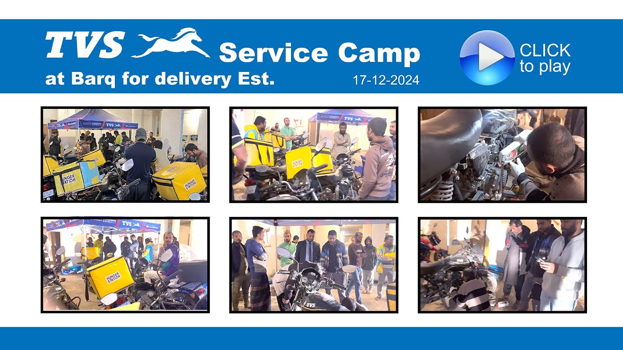 TVS Service Camp at Barq for Delivery Est. | Dec 17, 2024 - YouTube