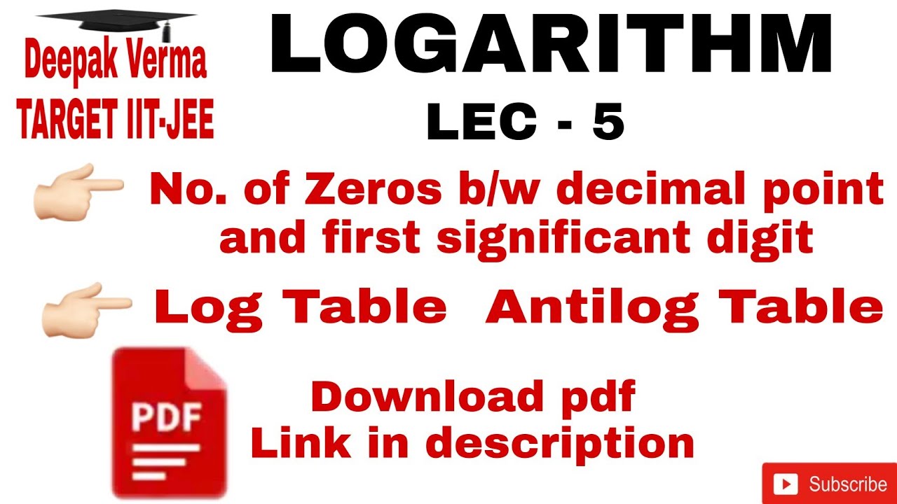 Log Table Antilog Table No Of Zeros B w Decimal Point And First log-table-antilog-table-no-of-zeros-b-w-decimal-point-and-first
