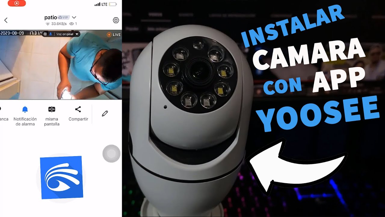 Cómo CONFIGURAR Cámara IP Bombillo con App YOOSEE bien explicado - YouTube