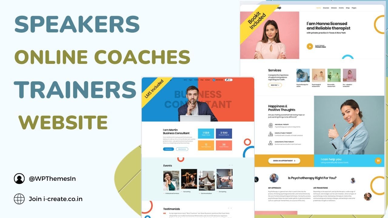A Modern Website for Coaches, Speakers & Online Tutors | Coaching & Speaker WordPress Theme ...