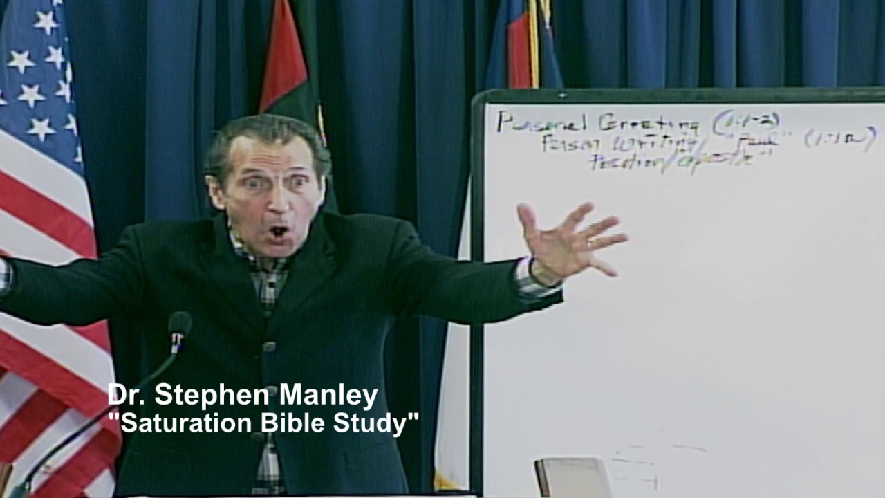 Dr. Stephen Manley Preaching at Esther Ecumenical Church Part 2 of 3 ...