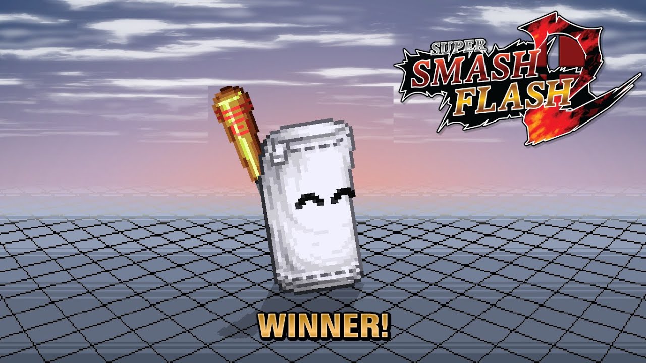 SSF2 1.2.4 All Victory Pose Animations (Sandbag & Captain Falcon ...