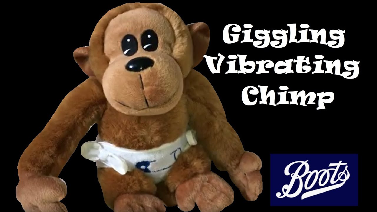 Charlie the Chuckling Chimp Vintage Vibrating BOOTS Monkey Chimp in a ...