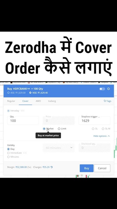 zerodha cover order kite | zerodha limit order | zerodha market order | how to use zerodha kite ...