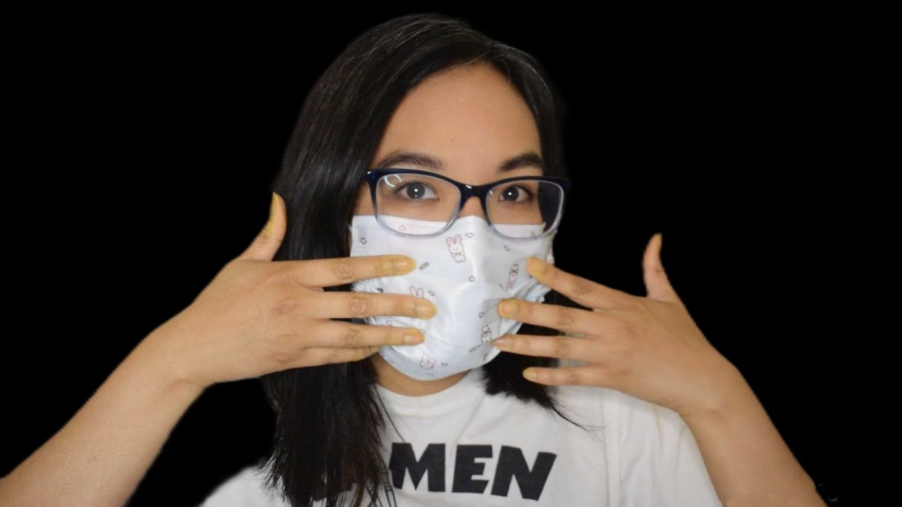 ASMR MASKED WHISPERING IN GERMAN (Mask Scratching, Muffled Whispering ...