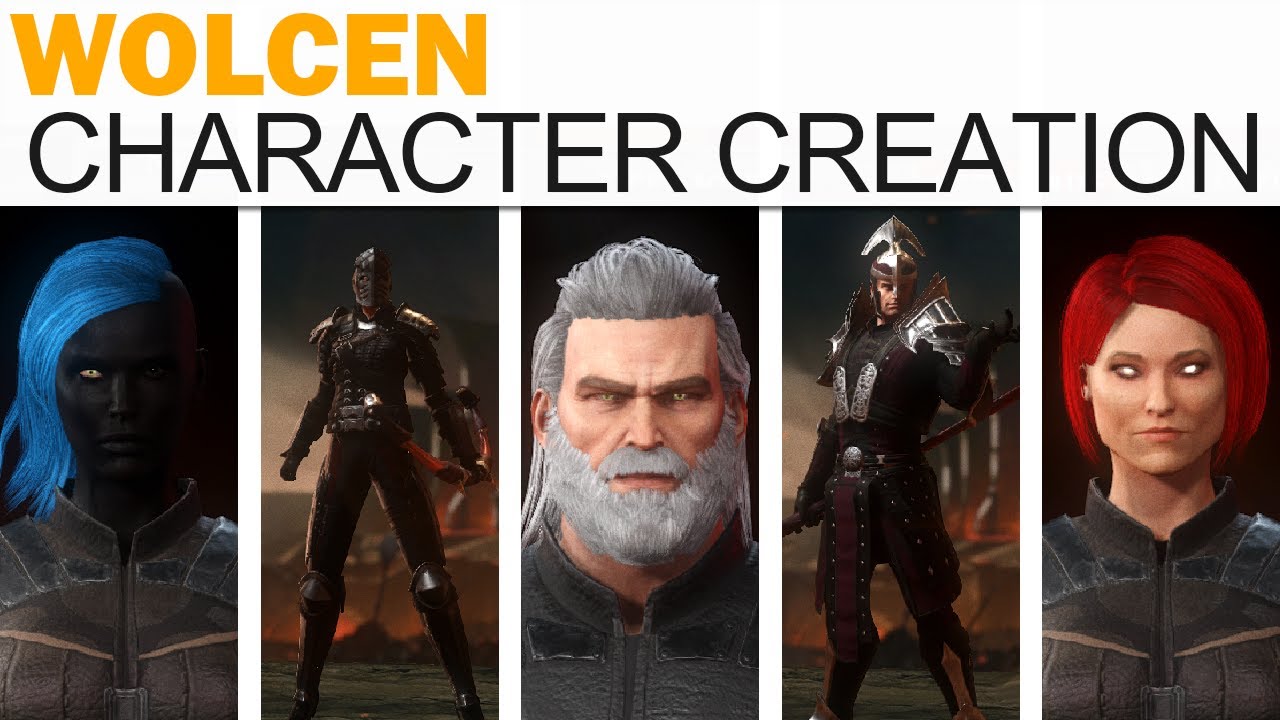 Wolcen Character Creation (Male & Female, Full Customization Options ...