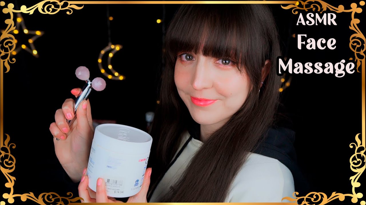 ⭐ASMR [Sub] Relaxing Face Massage 💖 Soft Spoken, Layered Sounds - YouTube