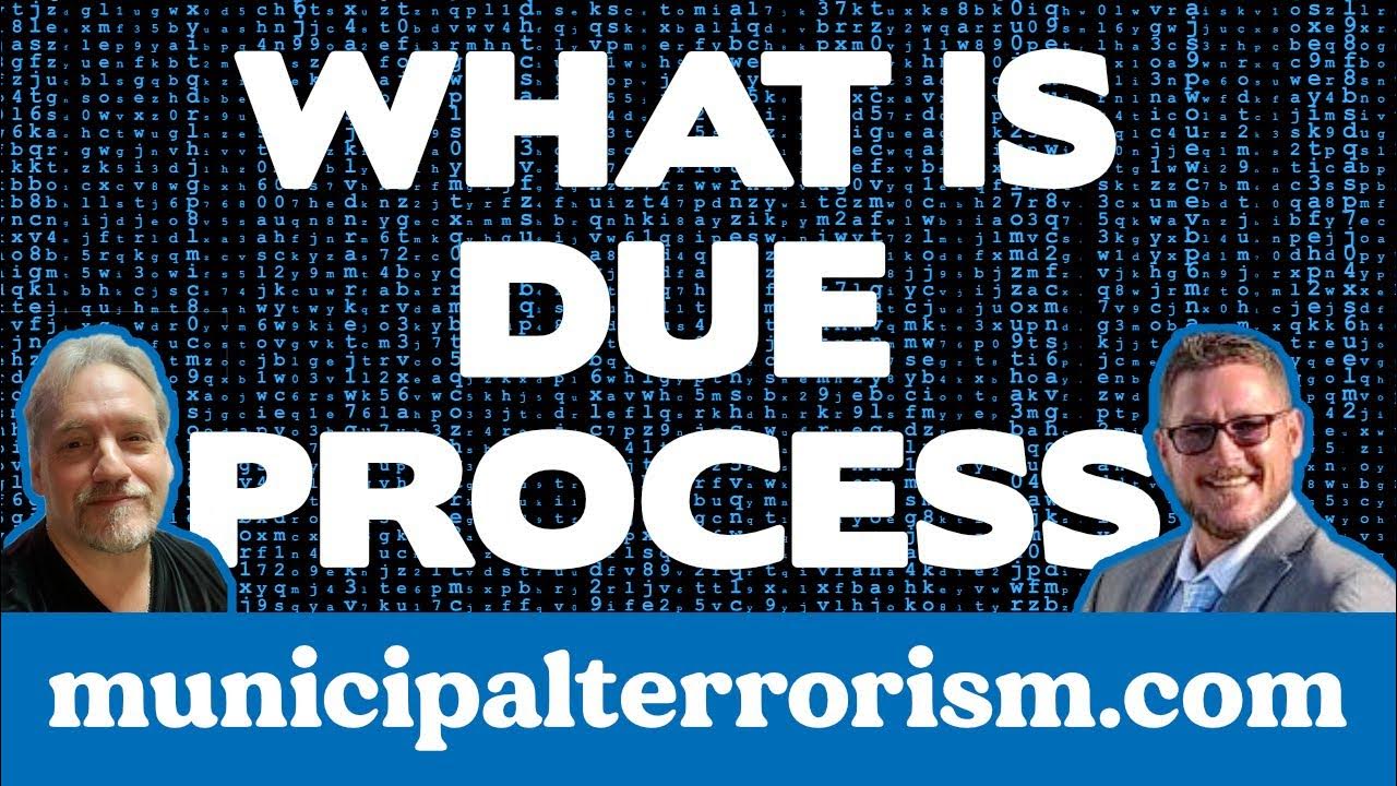 What Is Due Process - YouTube
