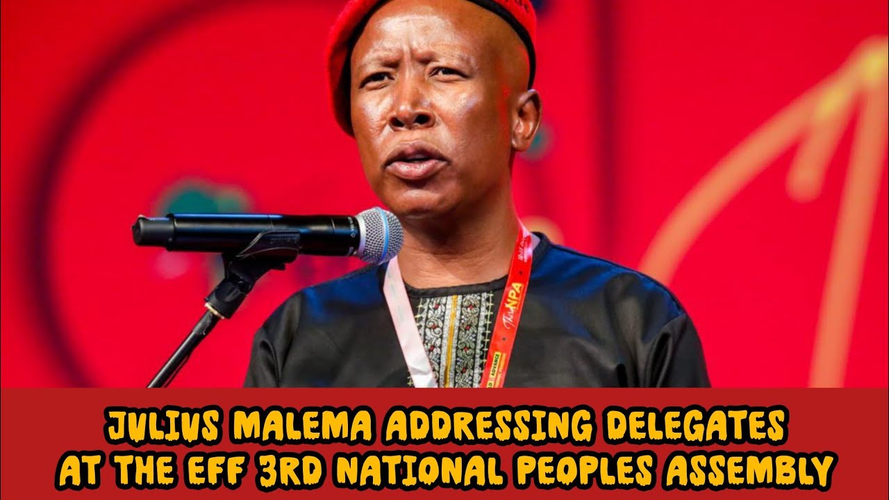 Julius Malema Speech on NPA 3rd party structure part 1 - YouTube