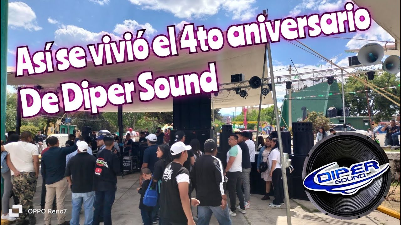 Así se vivió el 4to aniversario de Diper Sound!!!! - YouTube