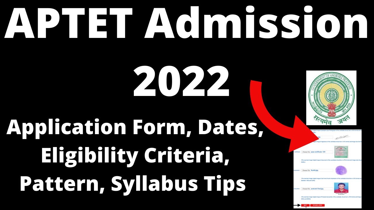 APTET 2022: Application Form, Exam Pattern, Eligibility Criteria, Exam ...