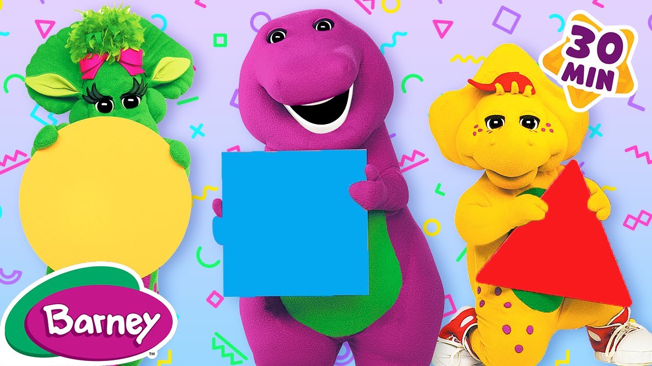 Learn Shapes and Colors with Barney | Fun Learning Videos For Children ...