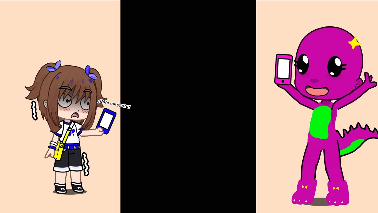 Cuando Barney me llamaba #comedia#meme#gacha - YouTube