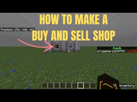 How to make a sell and buy shop in Minecraft bedrock with commands ...