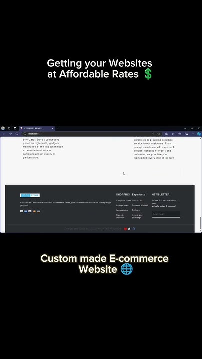 Build complete E commerce Website Using Html CSS & JavaScript #codewithbitwizards - YouTube
