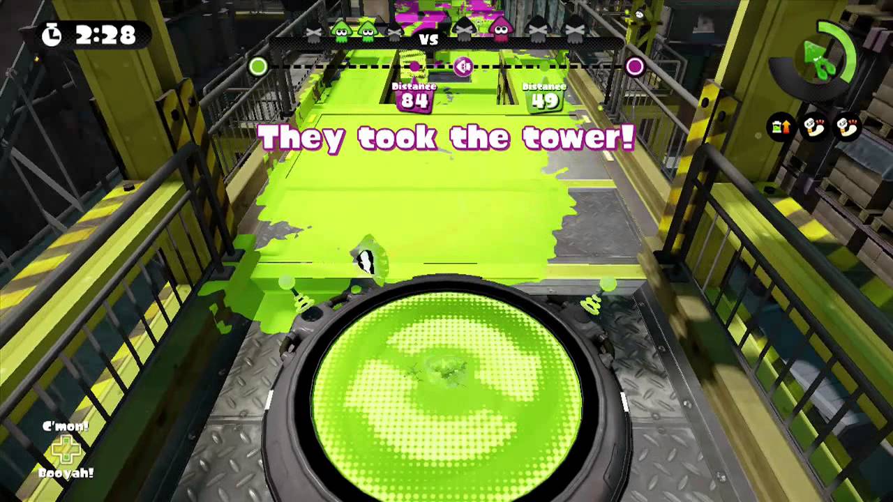 Splatoon - Tower Control #2 - E-Liter 3K - YouTube