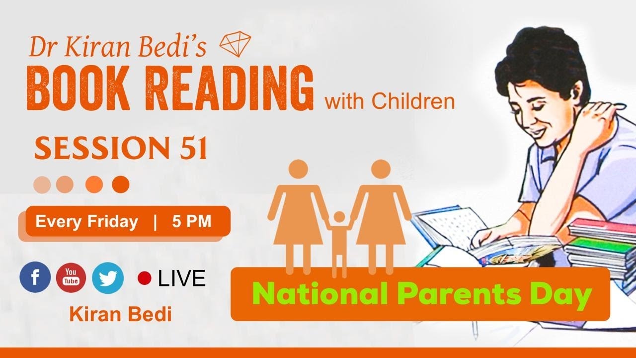 Dr Kiran Bedi's LIVE Book Reading & interaction with Children | New ...