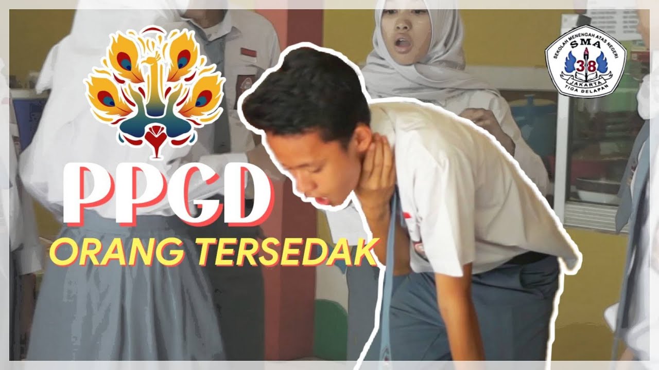 Pertolongan Pertama Orang Tersedak | PPGD PMR SMAN 38 Jakarta UNAIR ...