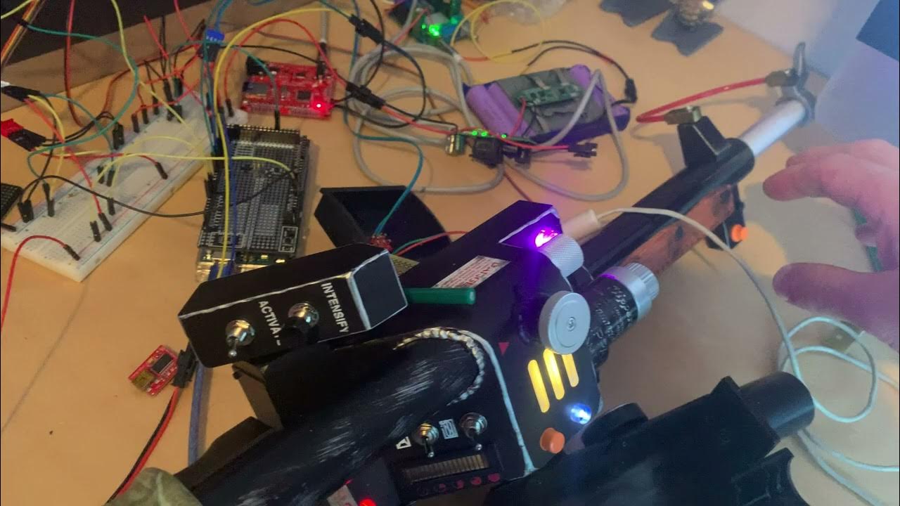 Haslab Proton Pack Microcontroller Replacement Progress 4 - YouTube