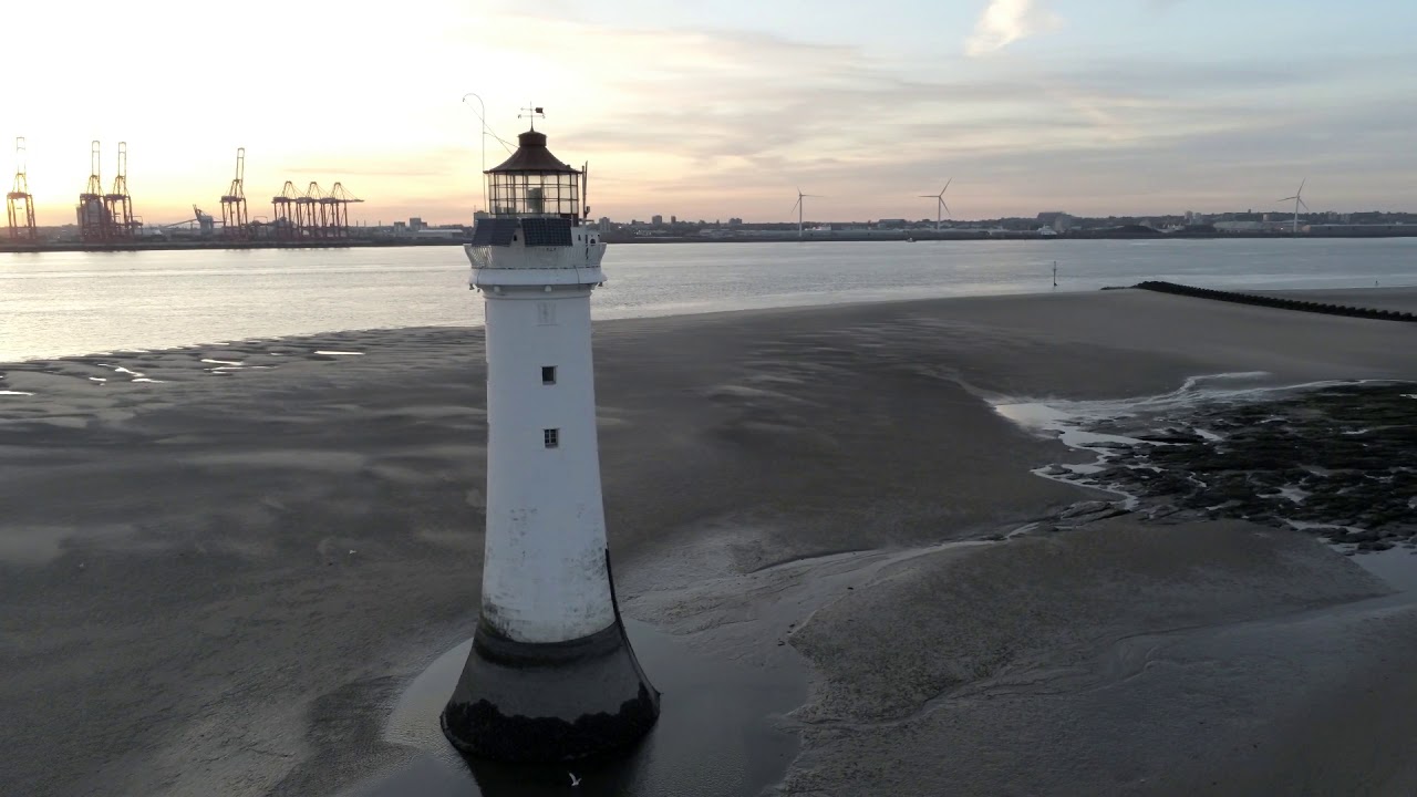 New Brighton Lighthouse, Wirral - YouTube