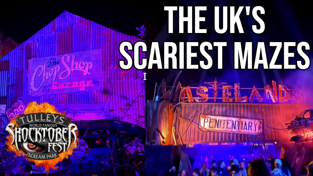 The UK's SCARIEST Mazes?!! Tulleys Farm Shocktoberfest Vlog 2024 - YouTube