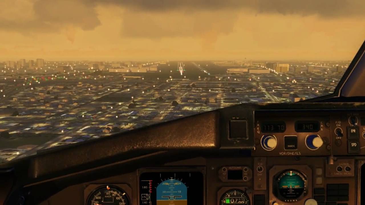 HD FSX QW 757 LANDING AT KLAX REX2.0 UTX REQUESTED BY Brian140000 - YouTube