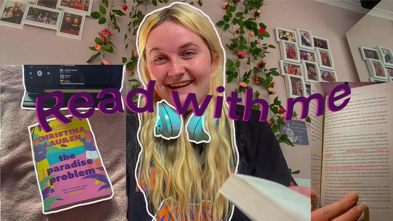 Spend some time reading with me🩵[reading vlog] - YouTube