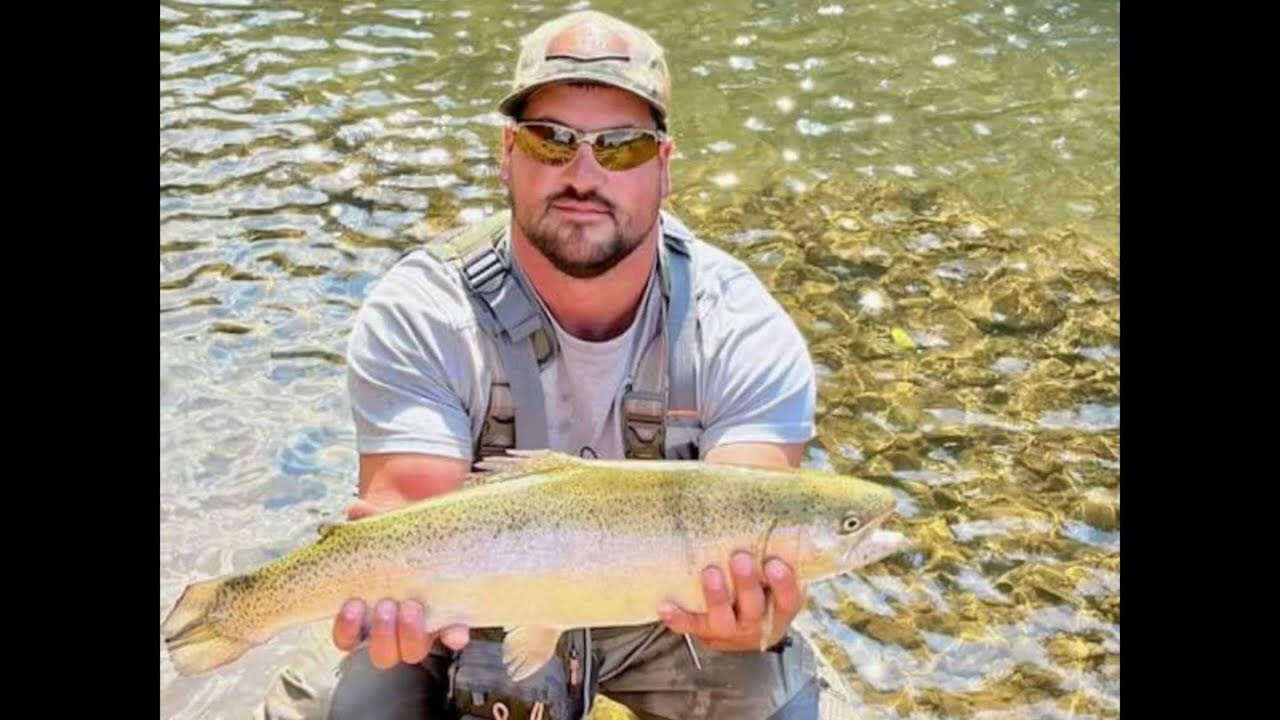Catching a 8lb trout and a 7 1/4lb trout at cedar springs sportsman ...