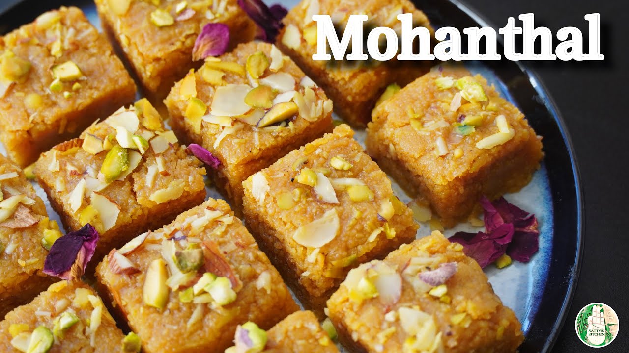 MOHANTHAL recipe - Make perfect Danedar Mohanthal || Mohanthal recipe ...