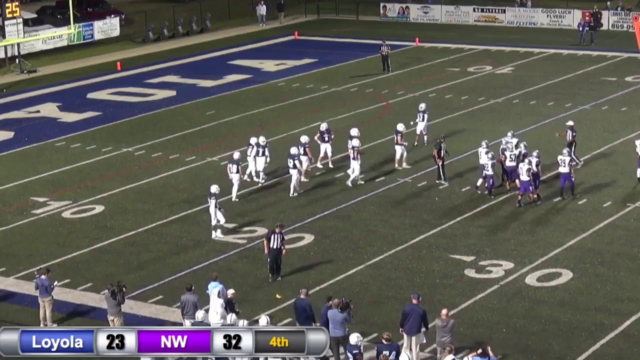 Loyola vs. North Webster (Football) - YouTube
