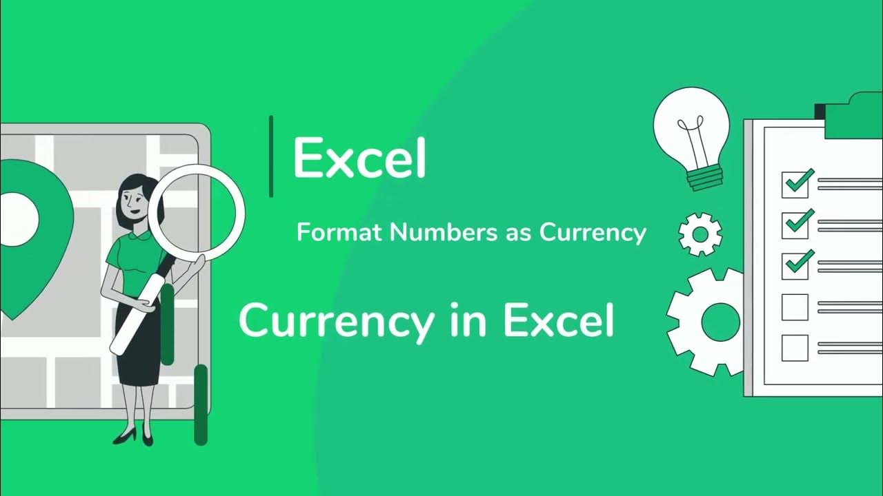 Format Numbers as Currency in Microsoft Excel - YouTube