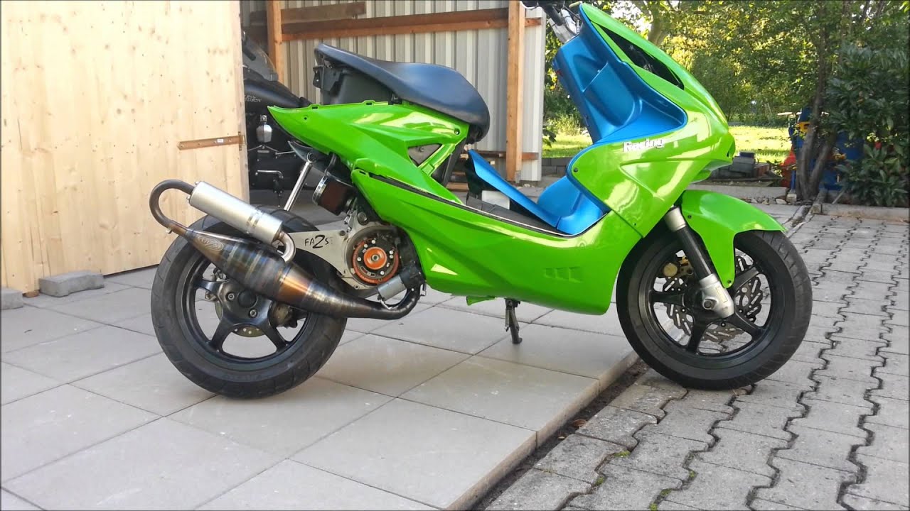Yamaha Aerox MHR Team Big Bore Proflow Tuned + 2Fast 86cc Auspuff ...