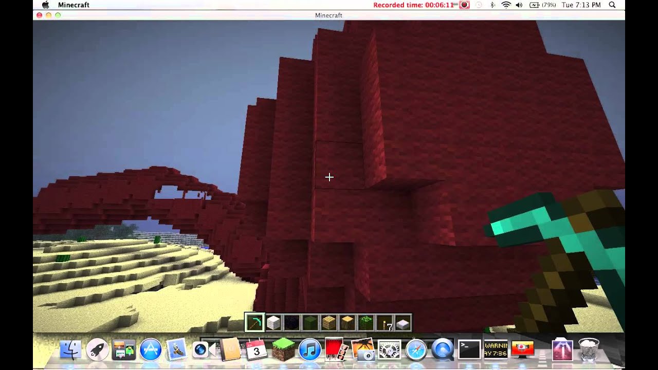 minecraft (sand worm) tutorial - YouTube