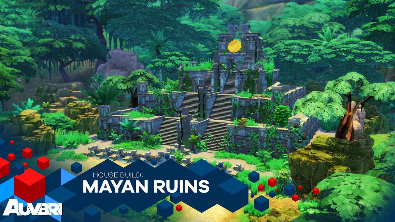 Mayan Temple Ruins - The Sims 4 - House Build | HD NO CC - YouTube