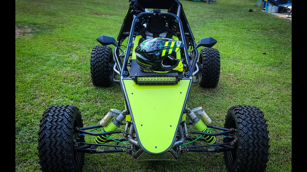 Test Drive - Homemade Crosskart build - ZX12r motor. - YouTube