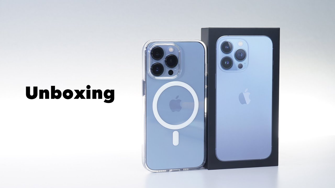 iPhone 13 Pro Unboxing - Sierra Blue - YouTube