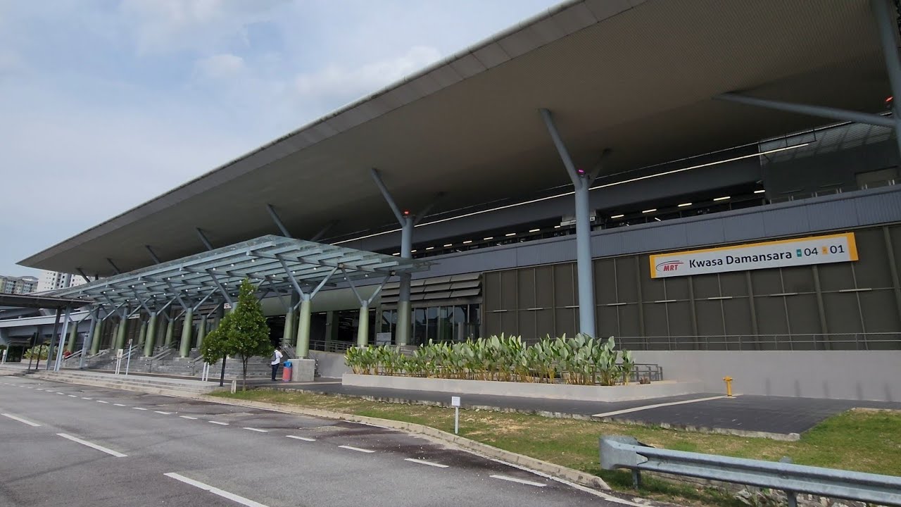 Stesen Kwasa Damansara MRT Station Putrajaya Line Selangor Sungai Buloh ...