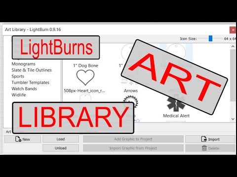 LIghtBurns Art Library - YouTube