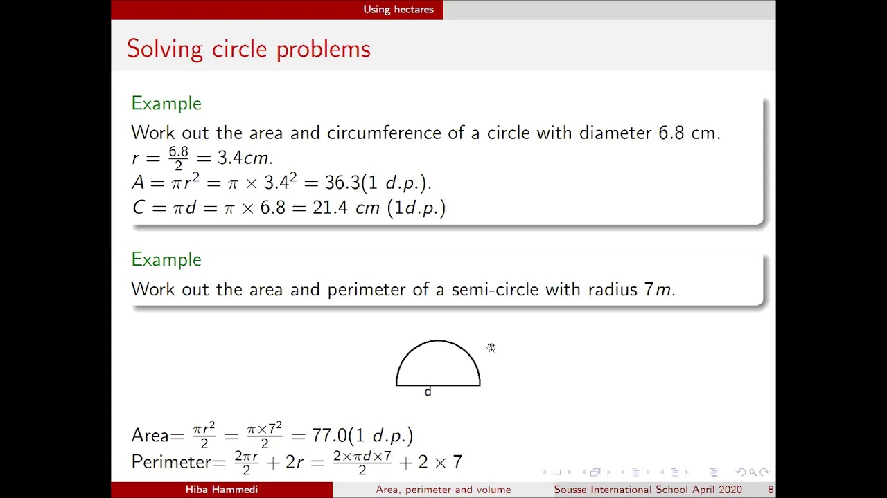 Solving circle problems - YouTube